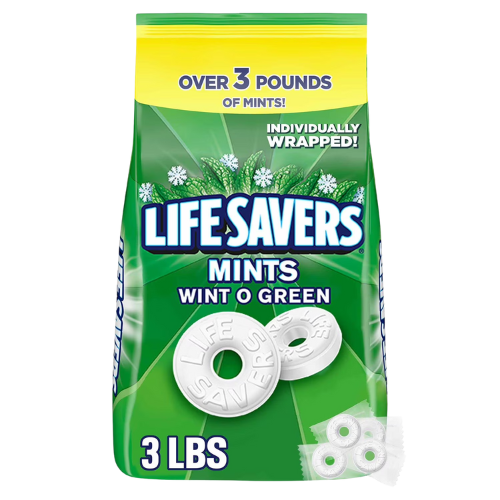 Life Savers Wint-O-Green Mints Hard Candy, 3 lbs. - Free Shipping